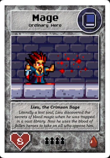 Lieu The Crimson Sage Boss Monster The Dungeon Building Card Game