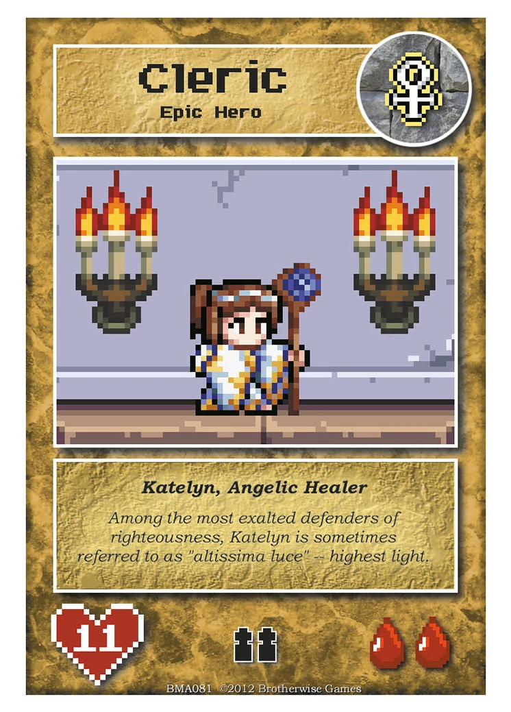 Katelyn, Angelic Healer | Boss Monster the Dungeon-Building Card Game ...