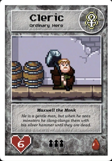 Maxwell the Monk | Boss Monster the Dungeon-Building Card Game Wiki ...