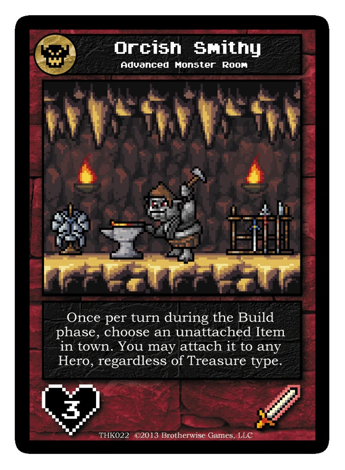 Orcish Smithy | Boss Monster the Dungeon-Building Card Game Wiki | Fandom