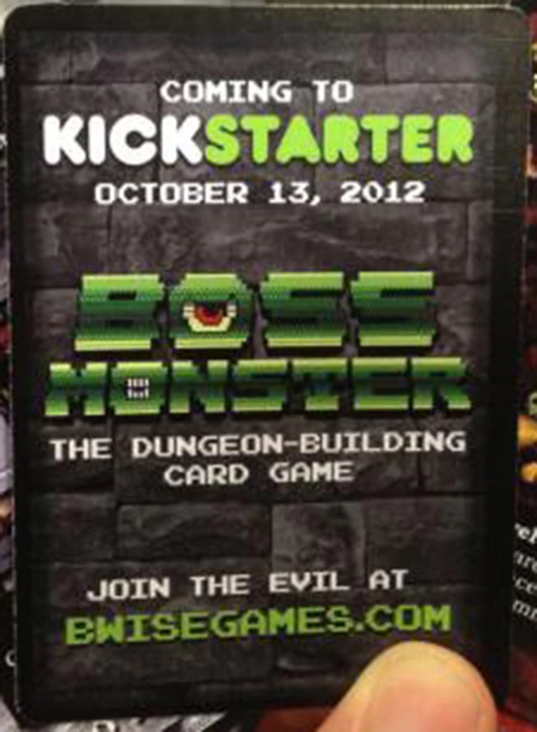 Kickstarter Advertising Card | Boss Monster the Dungeon-Building Card ...