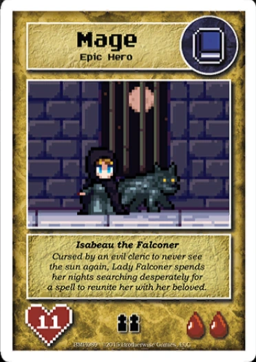 Isabeau the Falconer | Boss Monster the Dungeon-Building Card Game Wiki ...