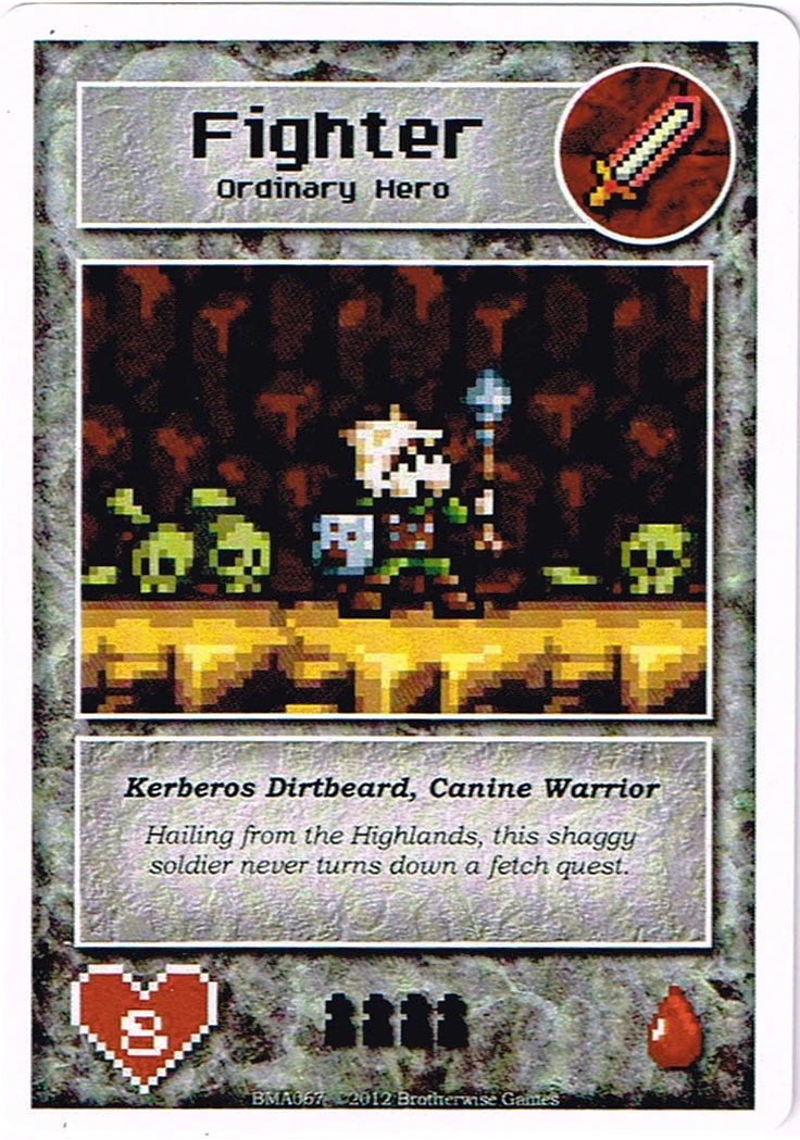 Kerberos Dirtbeard, Canine Warrior | Boss Monster the Dungeon-Building ...