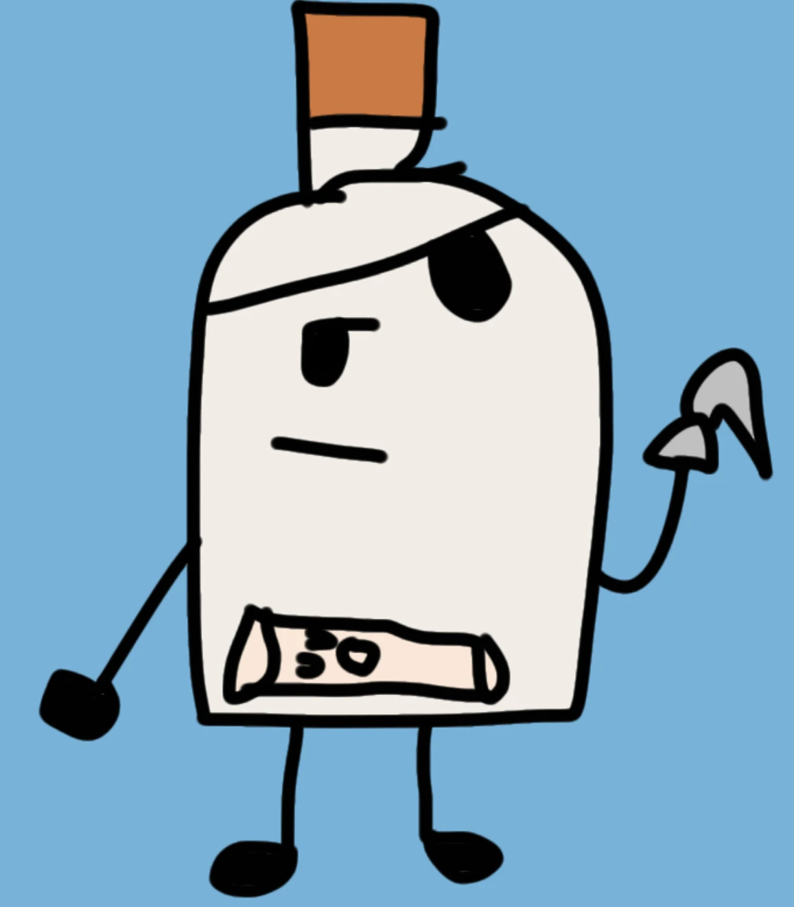 Pirate Bottle | Bottle For B.F.D.I. Wiki | Fandom