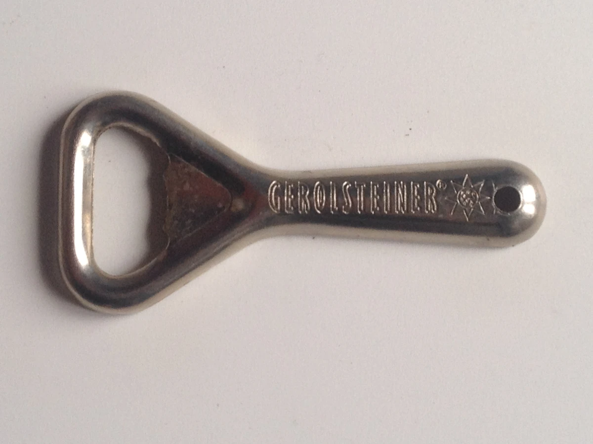 Gerolsteiner church key opener (ckCL) (type 1) | Bottle Openers Wiki ...