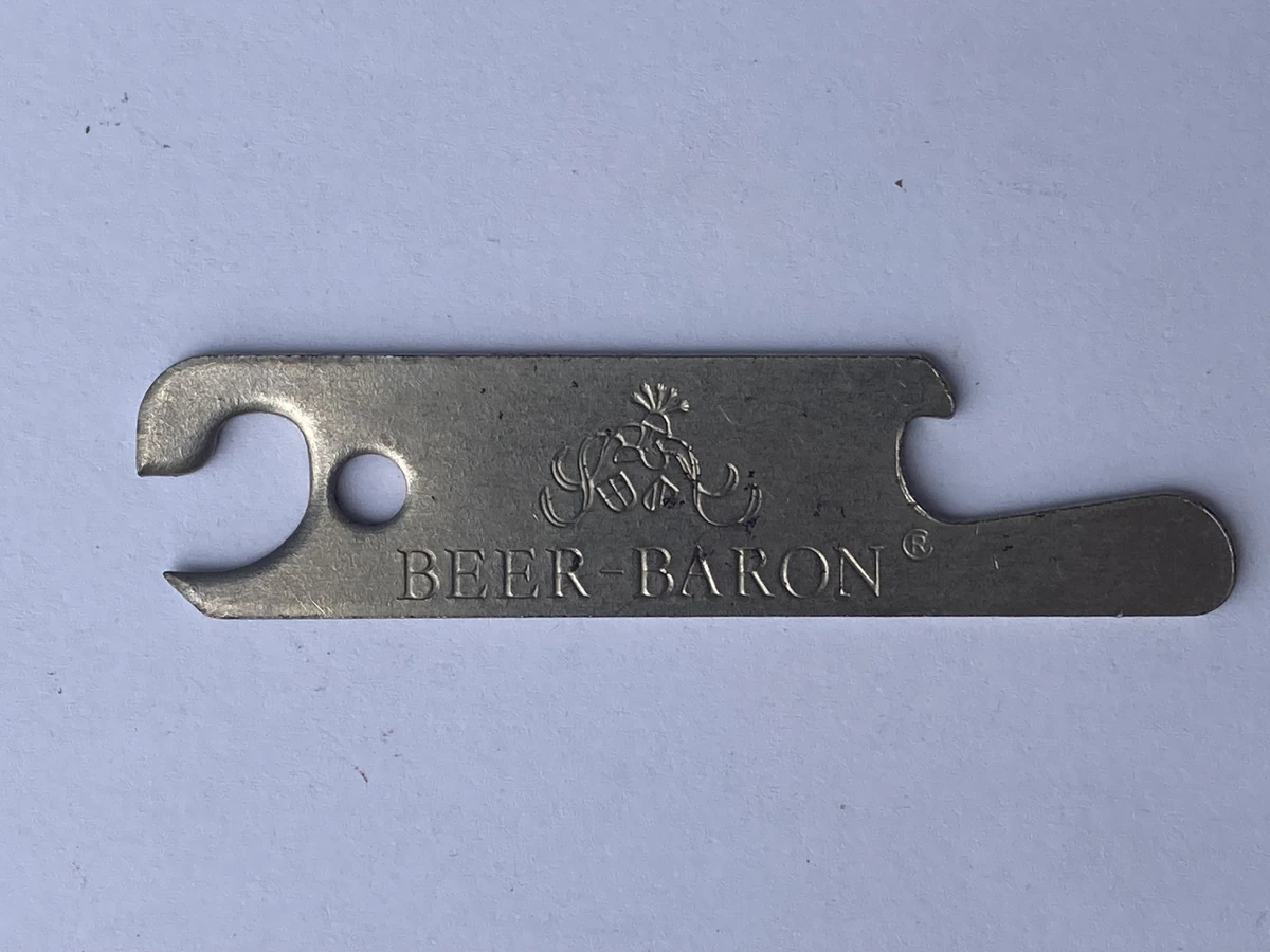 BEER-BARON church key opener (ckTF) | Bottle Openers Wiki | Fandom