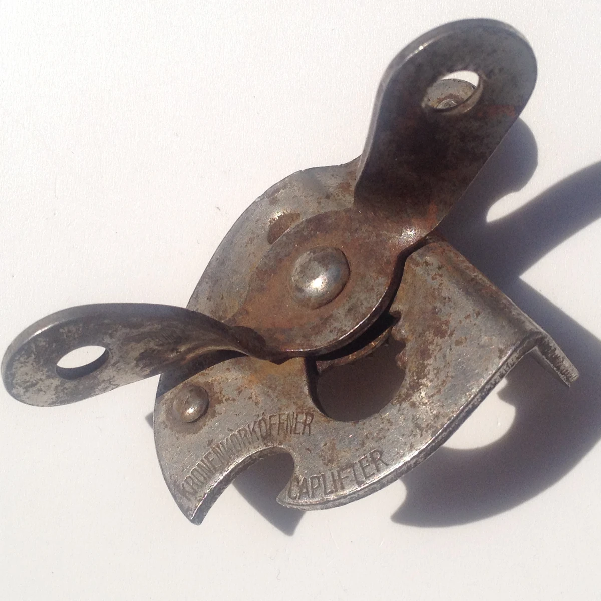 Monopol Automatic old German metal bottle opener with can opener ...