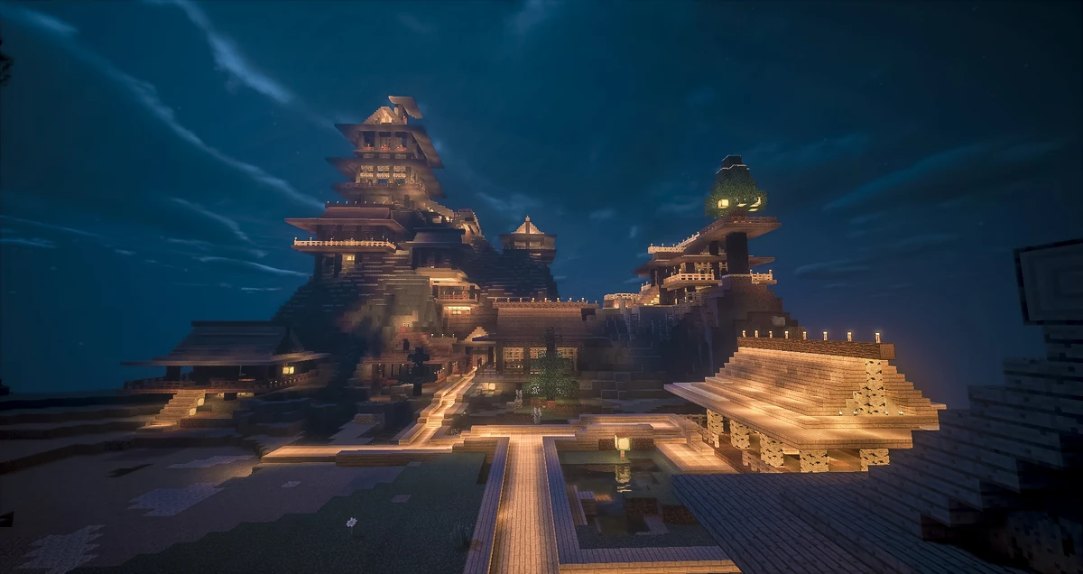 Sacred Cliff Monastery Complex | Bowlingotter Show Minecraft Server ...