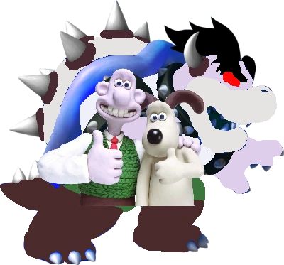 Dark Wallace And Gromit Bowser | Bowser Double 7 Wiki | Fandom