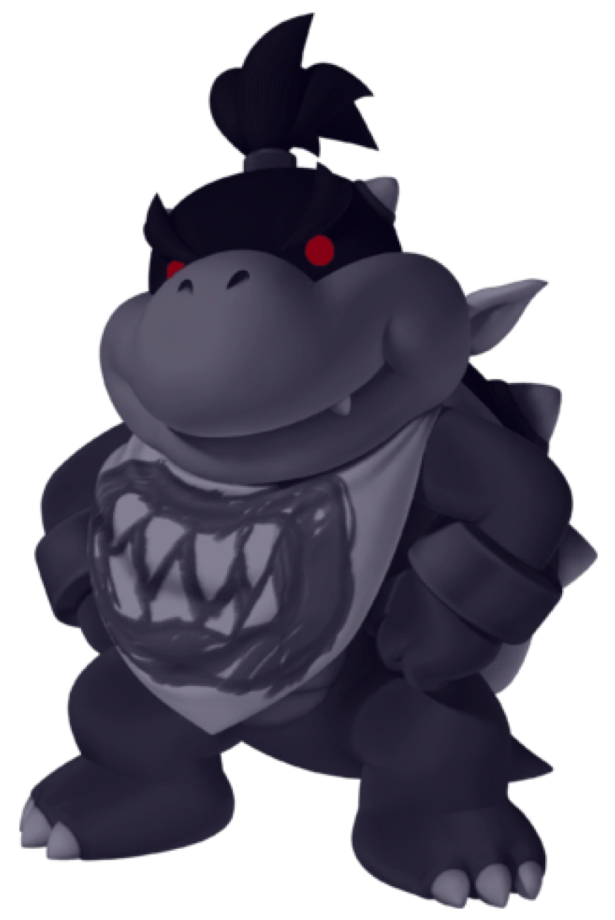 Dark Black Sugar Swan Bowser Jr. | Bowser Double 7 Wiki | Fandom