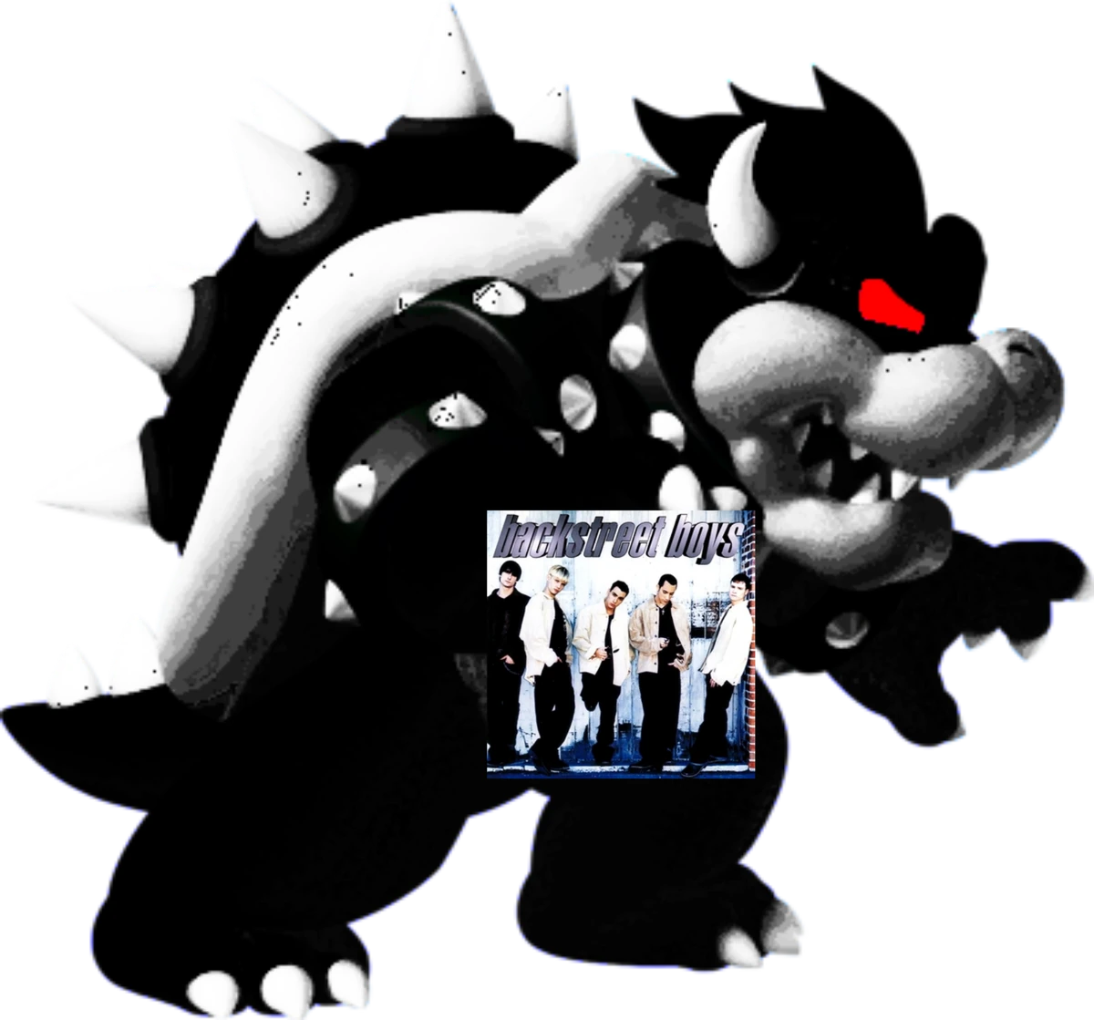 Dark Backstreet Boys Bowser | Bowser Double 7 Wiki | Fandom