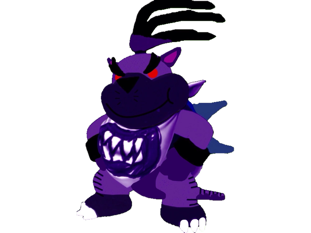 Dark Giga Meowser Jr. | Bowser Double 7 Wiki | Fandom
