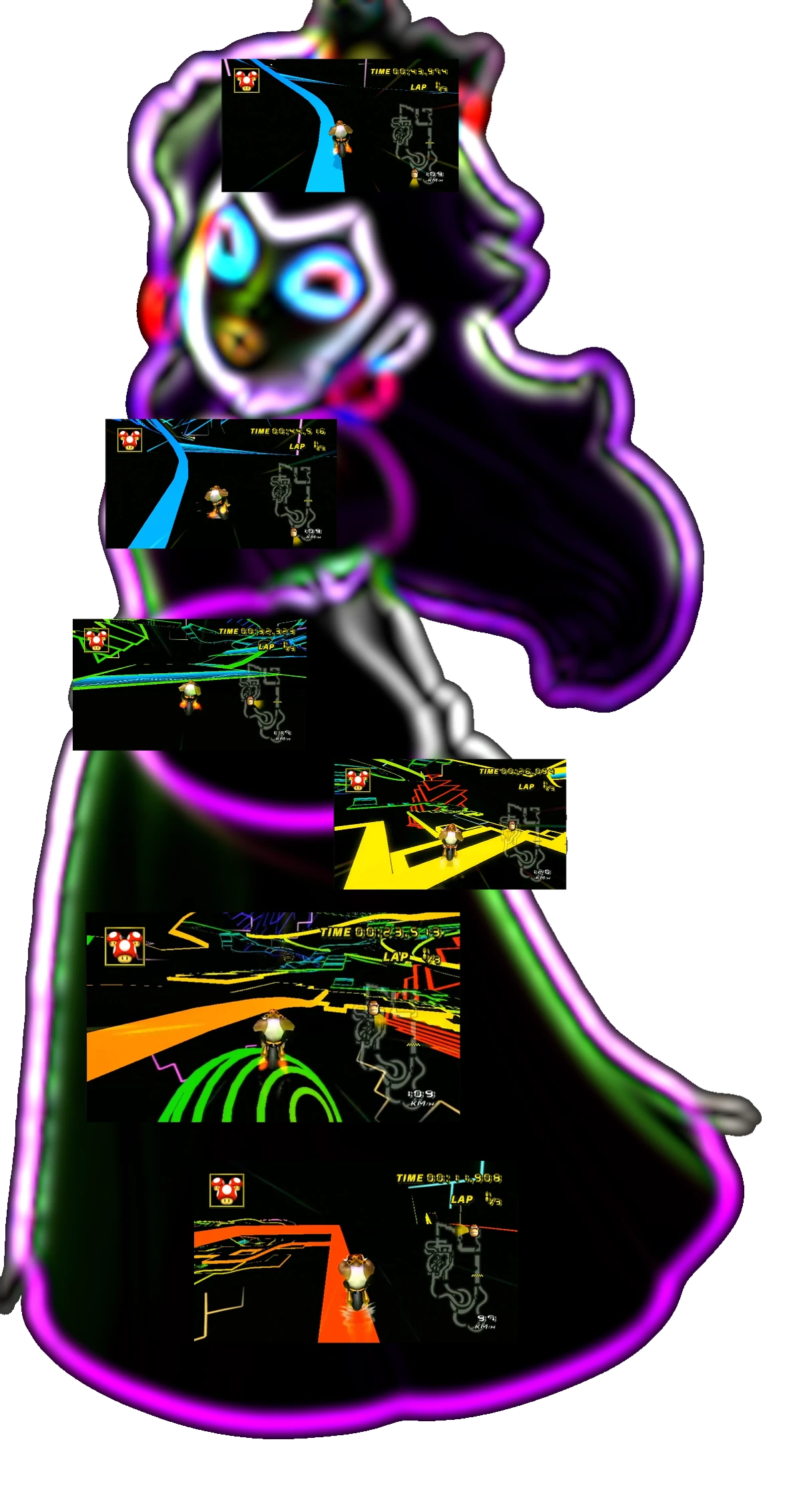 Dark Neon Dimension Princess | Bowser Double 7 Wiki | Fandom
