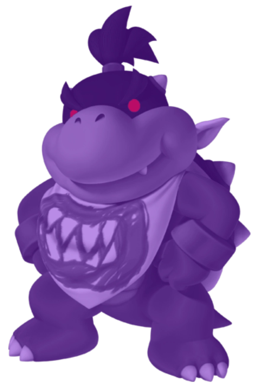 Dark Violet Bowser Jr. | Bowser Double 7 Wiki | Fandom