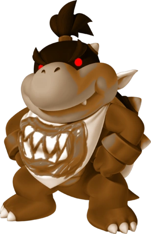 Dark Wood Bowser Jr. | Bowser Double 7 Wiki | Fandom