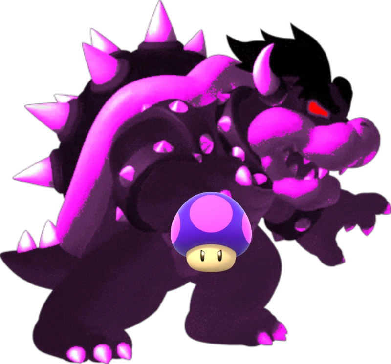 Dark Poison Mushroom Bowser | Bowser Double 7 Wiki | Fandom