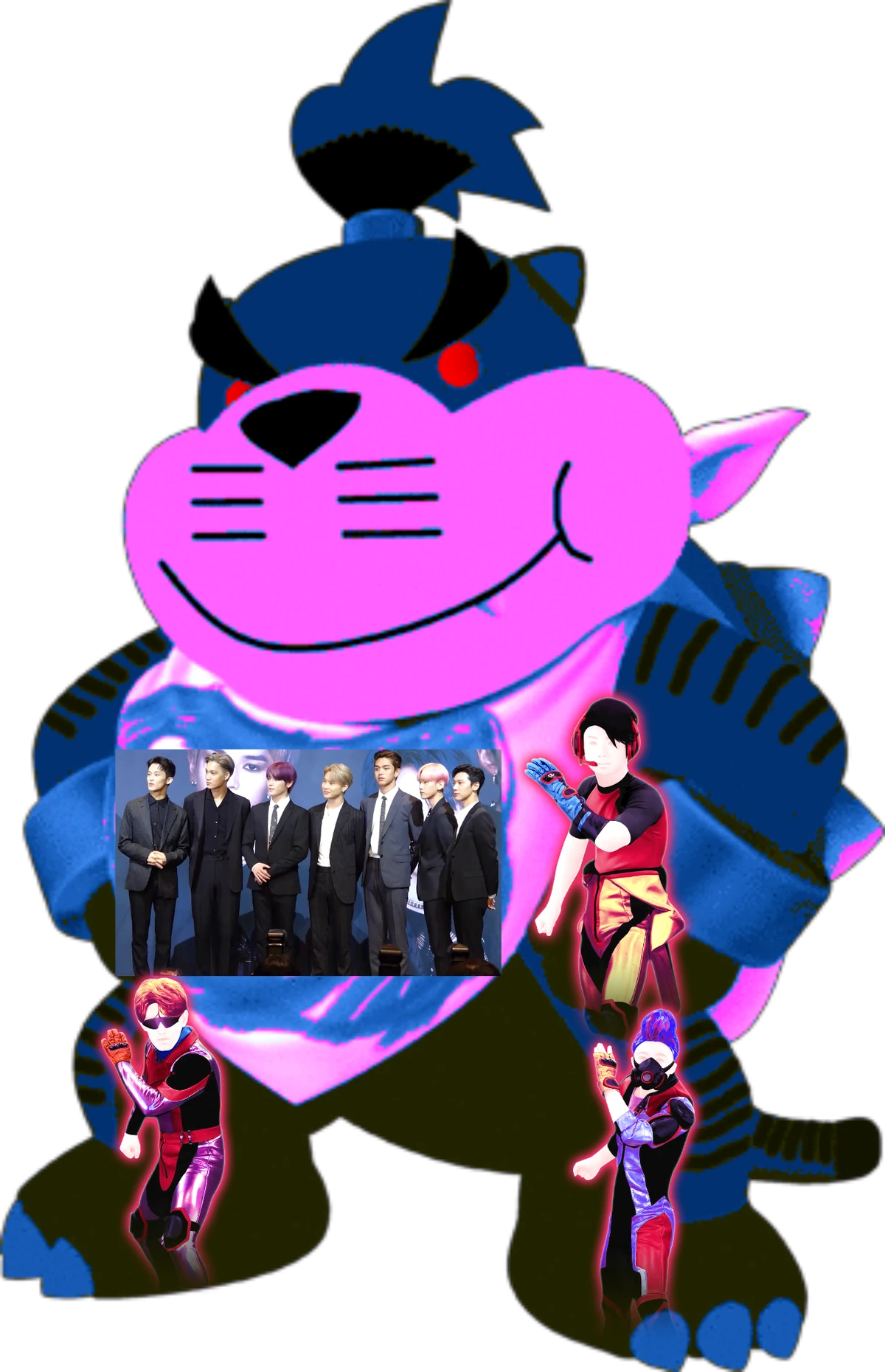 Dark SuperM Meowser Jr. | Bowser Double 7 Wiki | Fandom