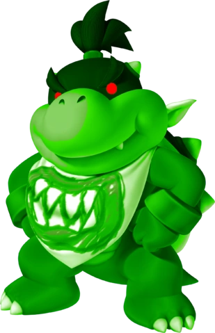 Dark Shamrock Bowser Jr. | Bowser Double 7 Wiki | Fandom