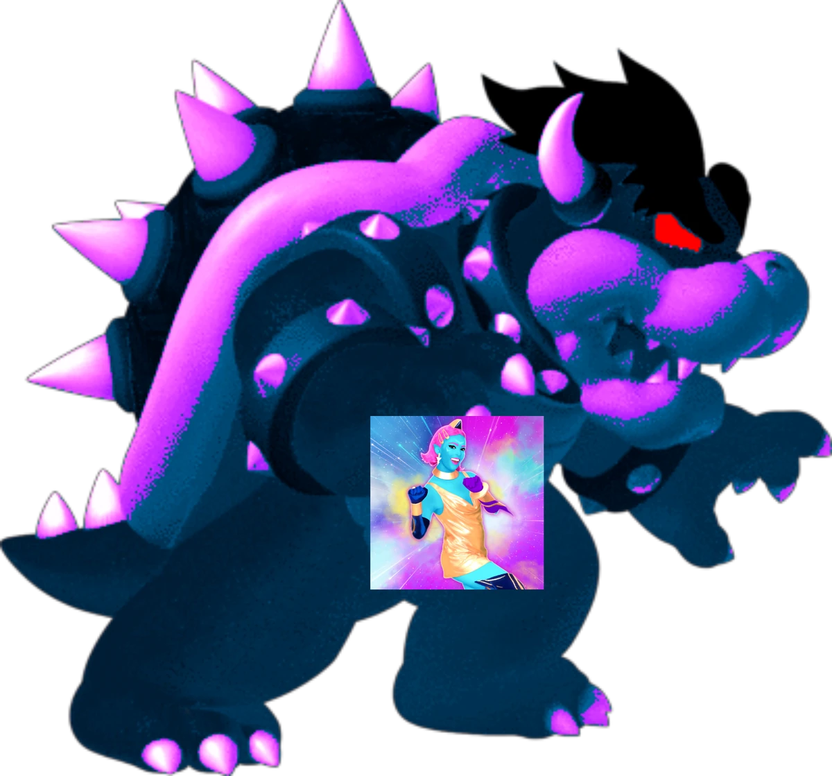 Dark Levitating Bowser | Bowser Double 7 Wiki | Fandom