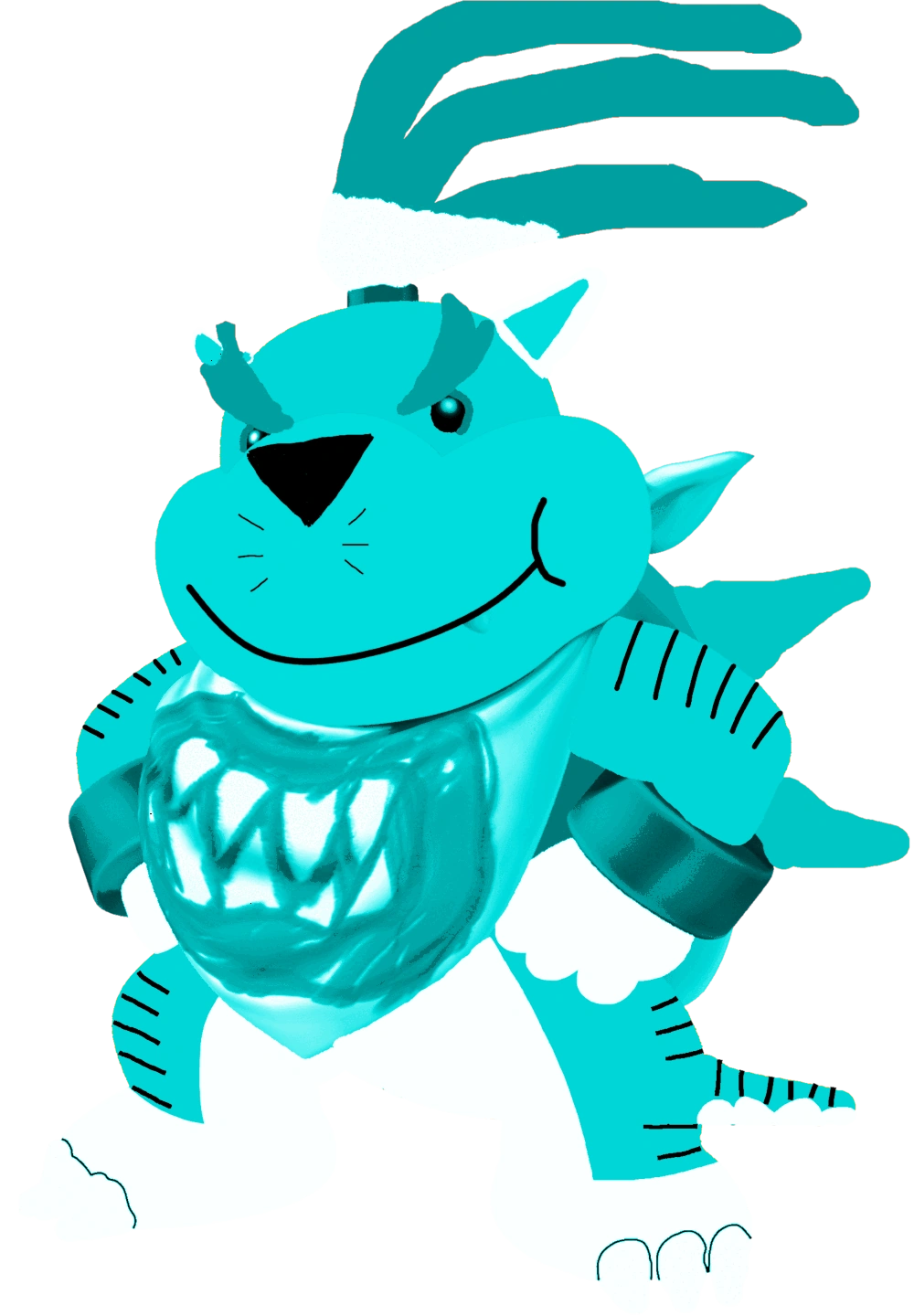 Giga Ice Meowser Jr. | Bowser Double 7 Wiki | Fandom
