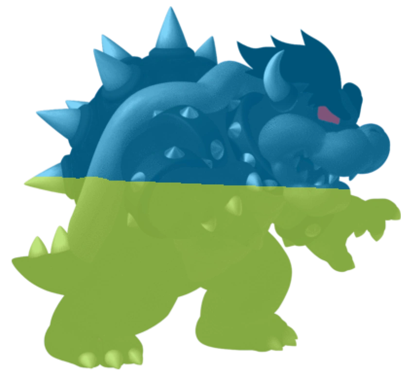 Dark Clauncher Bowser | Bowser Double 7 Wiki | Fandom