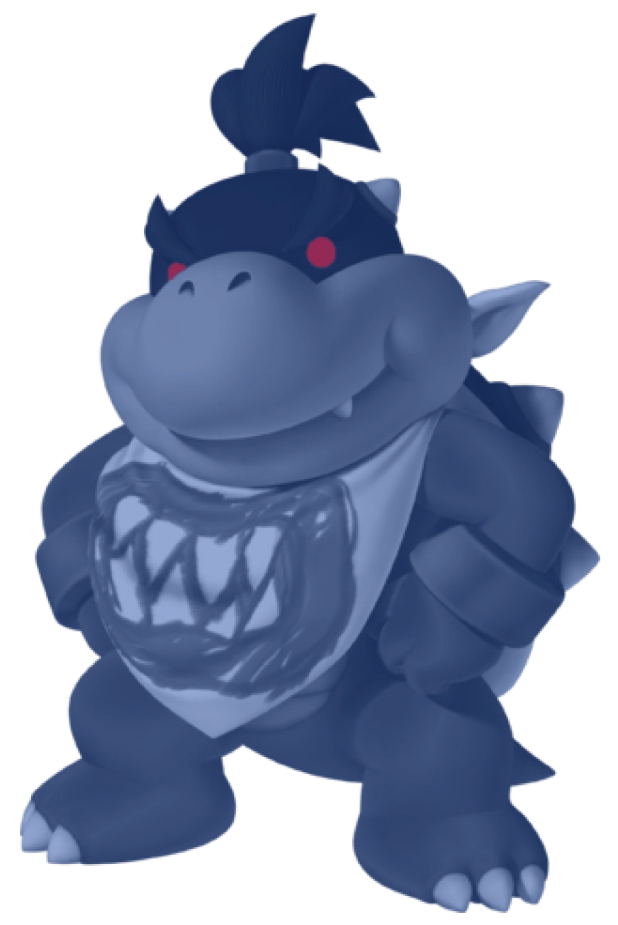Dark Huckleberry Bowser Jr. | Bowser Double 7 Wiki | Fandom