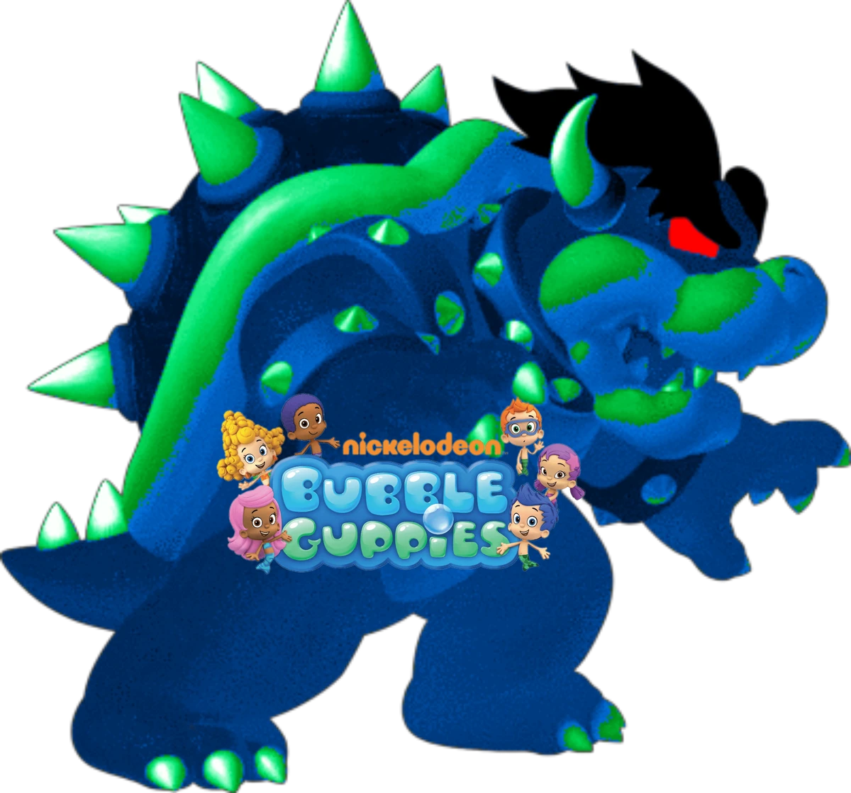 Dark Bubble Guppies Bowser | Bowser Double 7 Wiki | Fandom