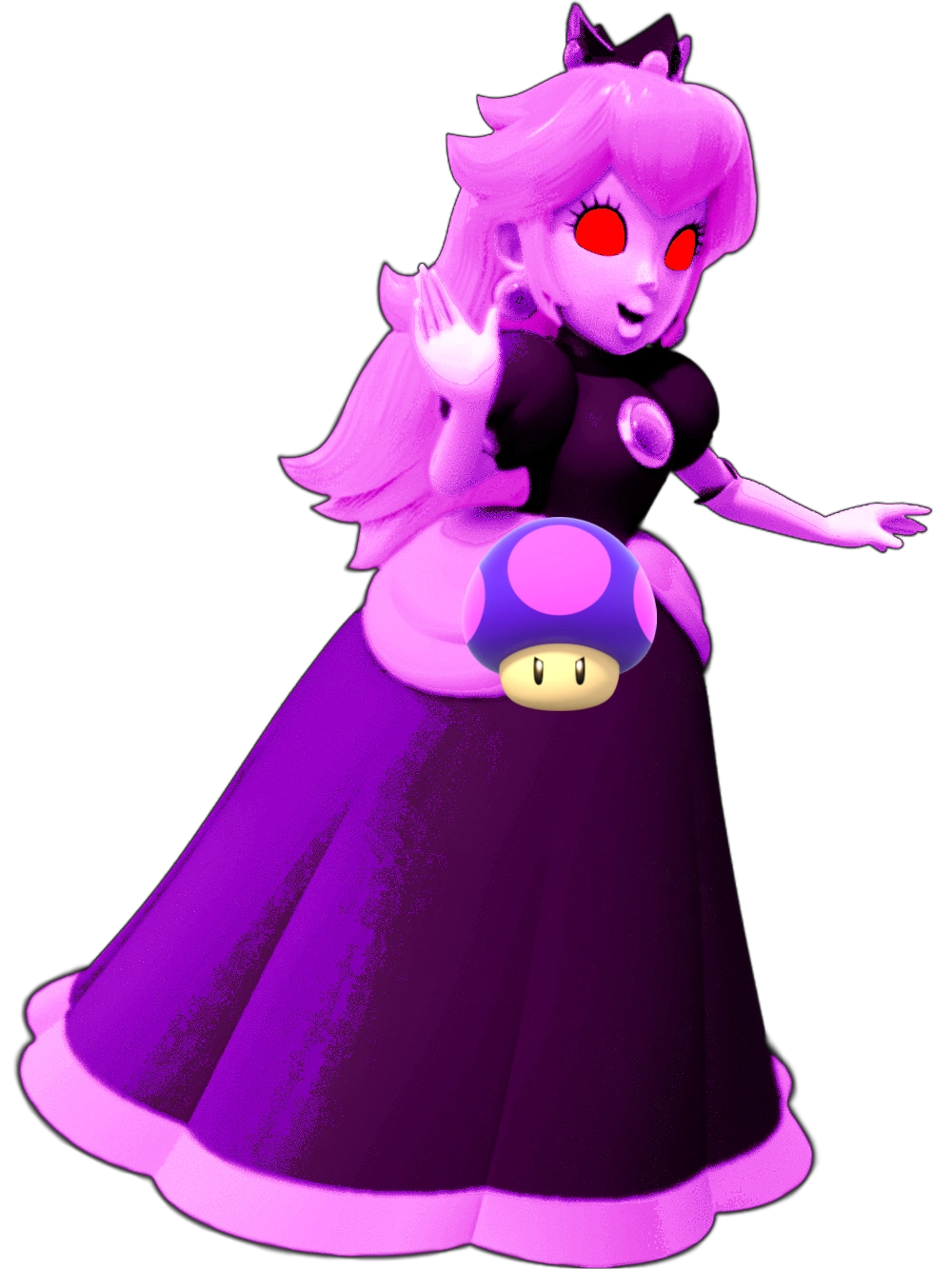 Dark Poison Mushroom Princess | Bowser Double 7 Wiki | Fandom