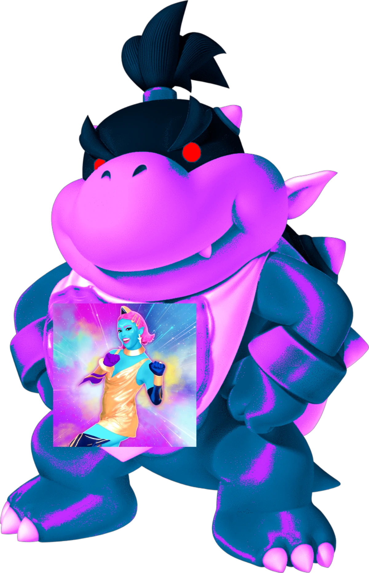 Dark Levitating Bowser Jr. | Bowser Double 7 Wiki | Fandom