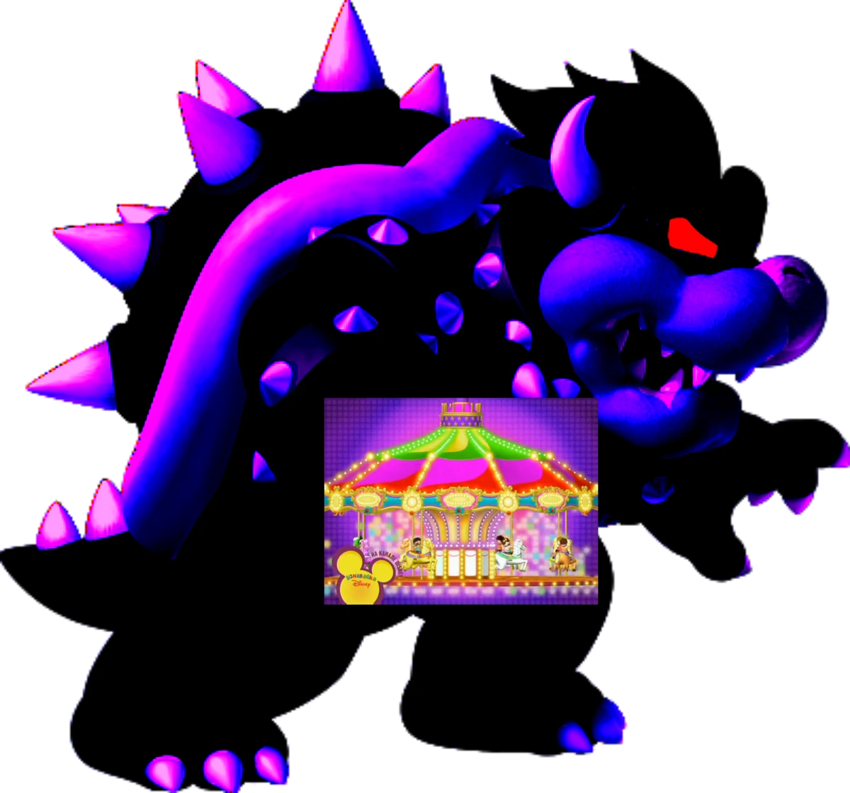 Dark Carousel Bowser | Bowser Double 7 Wiki | Fandom