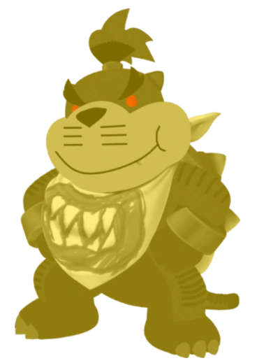 Dark Yellow Meowser Jr. | Bowser Double 7 Wiki | Fandom