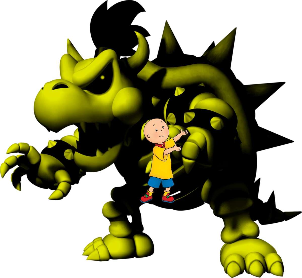 Dark Caillou Dry Bowser | Bowser Double 7 Wiki | Fandom
