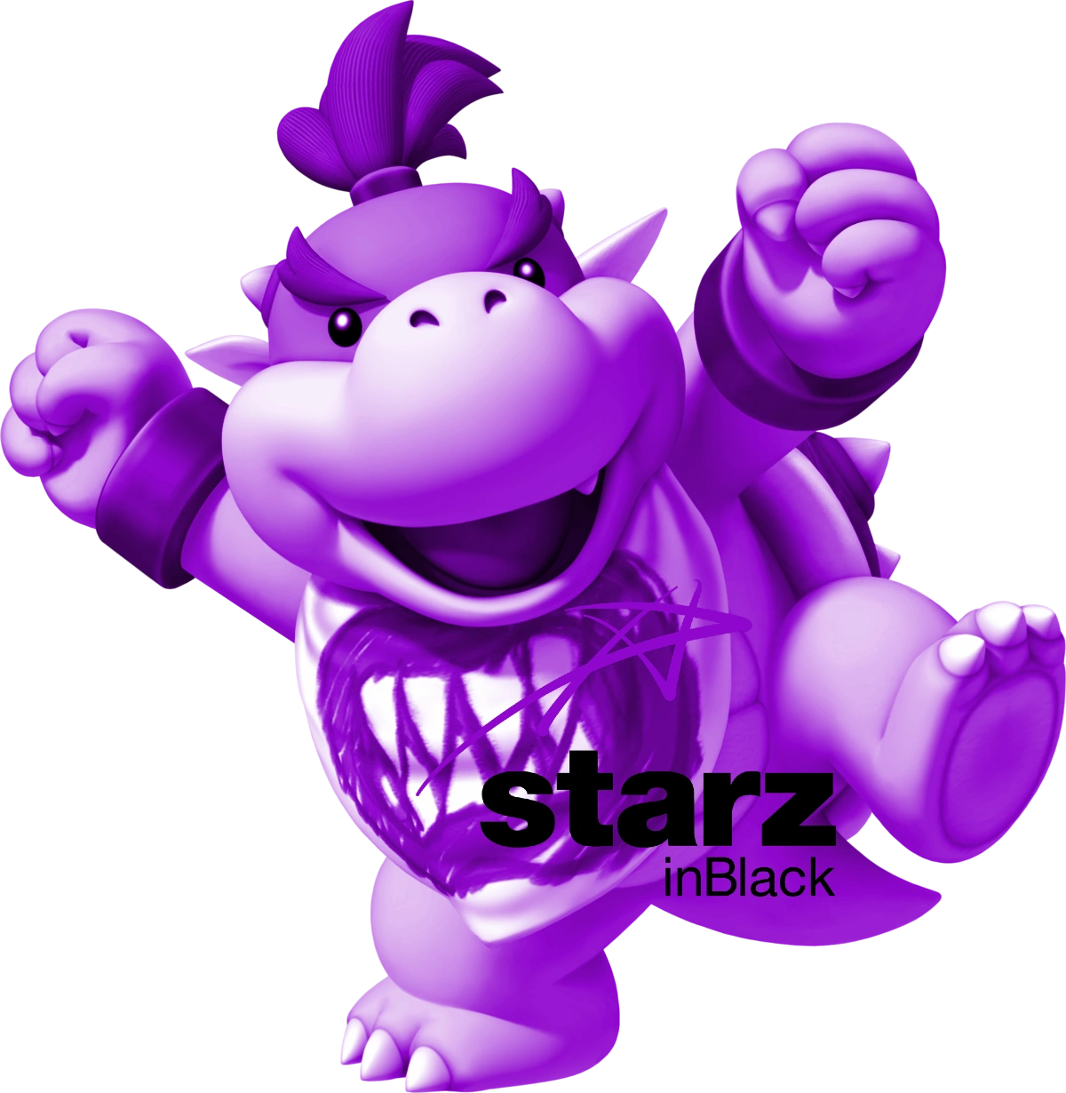 Starz in Black Bowser Jr. | Bowser Double 7 Wiki | Fandom
