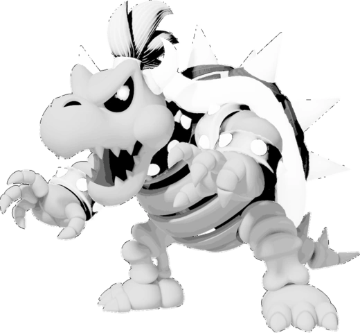 Dark Snow Dry Bowser | Bowser Double 7 Wiki | Fandom