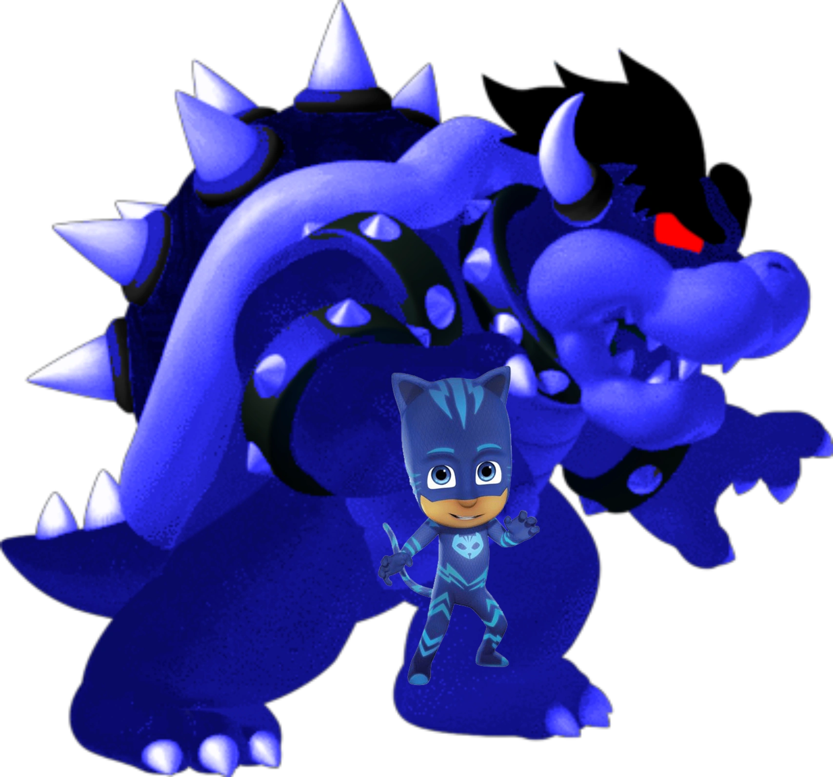 Dark Catboy Bowser | Bowser Double 7 Wiki | Fandom