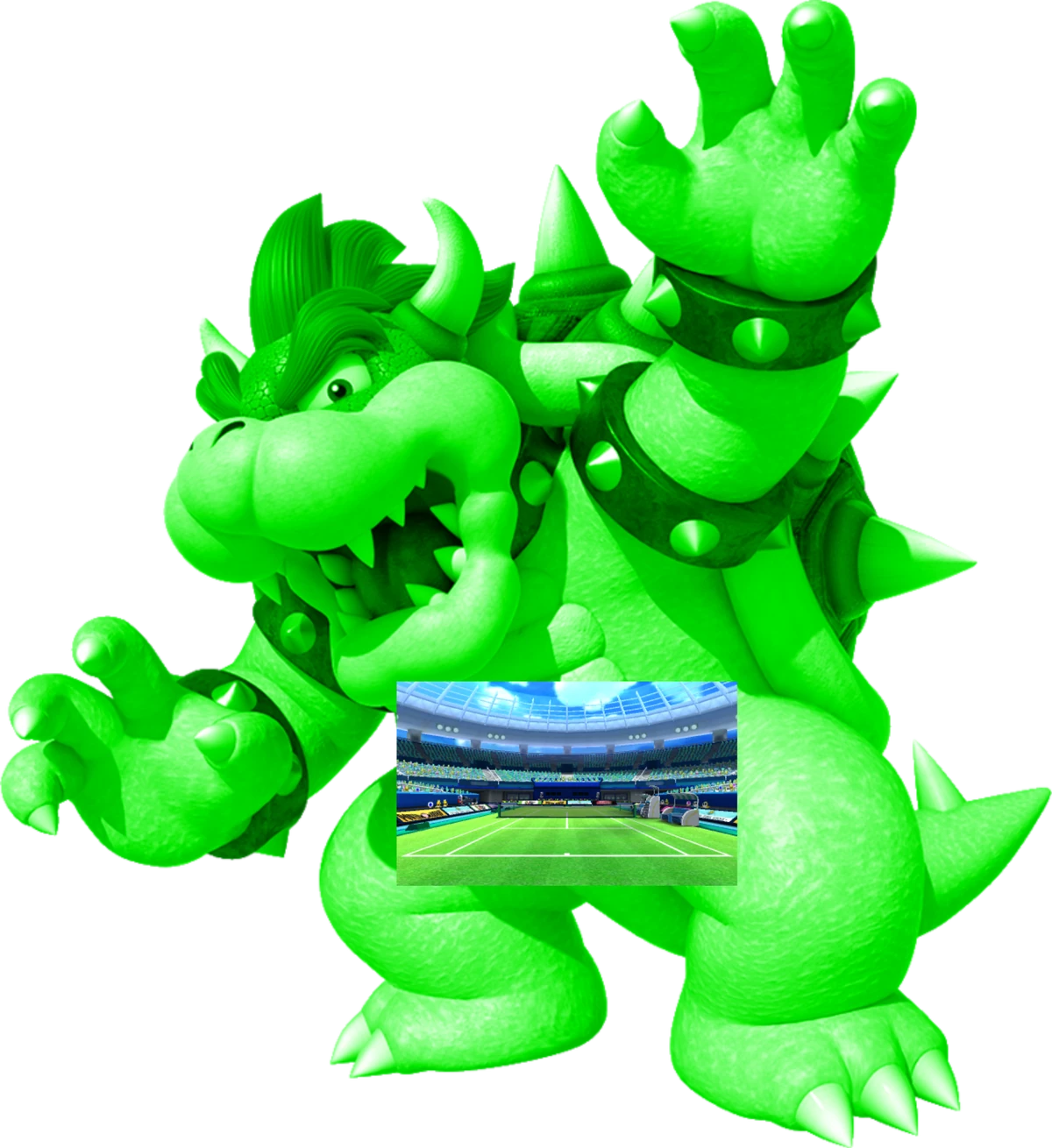 Grass Court Bowser | Bowser Double 7 Wiki | Fandom