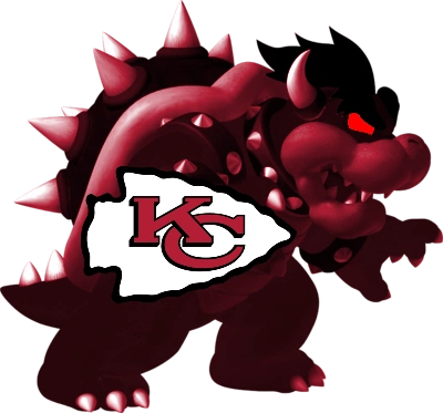Dark Kansas City Chiefs Bowser | Bowser Double 7 Wiki | Fandom
