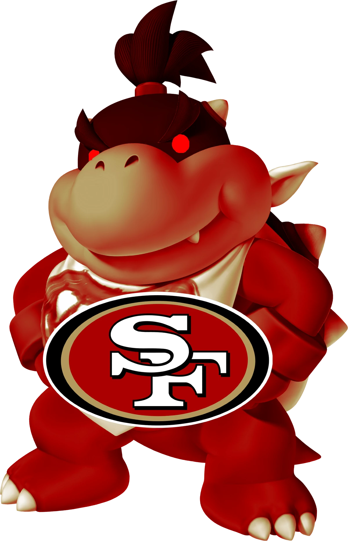 Dark San Francisco 49ers Bowser Jr. | Bowser Double 7 Wiki | Fandom