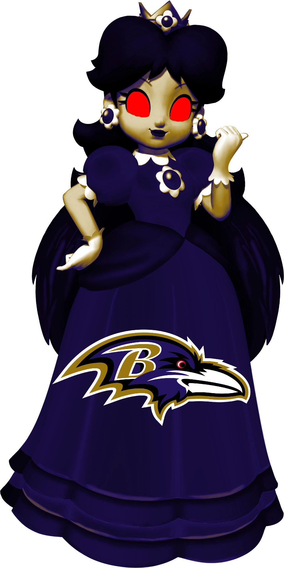 Dark Baltimore Ravens Princess | Bowser Double 7 Wiki | Fandom