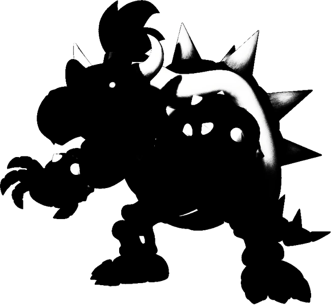 Dark Oreo Dry Bowser | Bowser Double 7 Wiki | Fandom