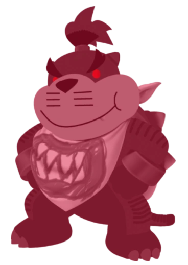 Dark Strawberry Meowser Jr. | Bowser Double 7 Wiki | Fandom