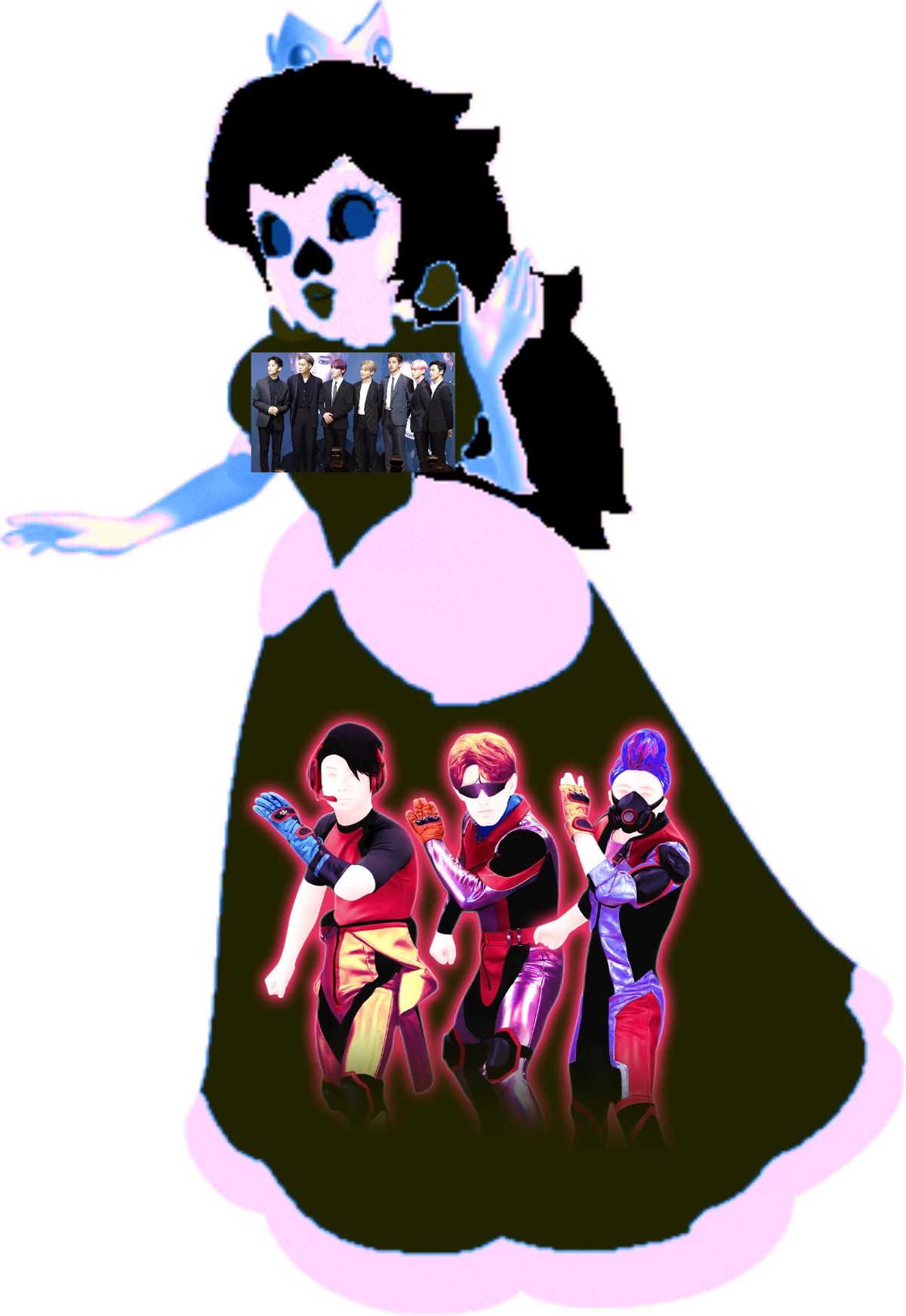 Dark SuperM Dry Princess | Bowser Double 7 Wiki | Fandom