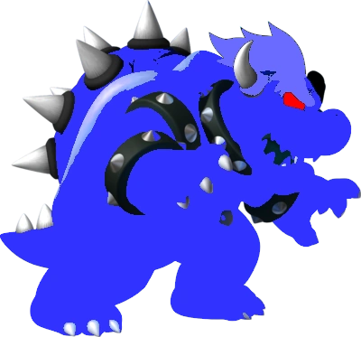 Dark Blue Bowser | Bowser Double 7 Wiki | Fandom