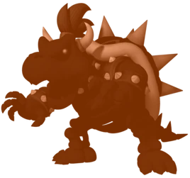 Dark Volcano Dry Bowser | Bowser Double 7 Wiki | Fandom