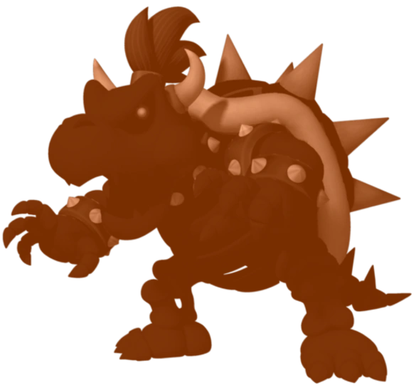 Dark Volcano Dry Bowser | Bowser Double 7 Wiki | Fandom