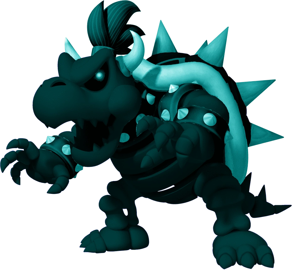 Dark Ice Dry Bowser | Bowser Double 7 Wiki | Fandom