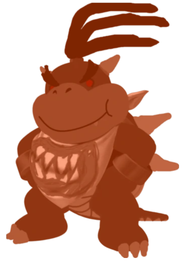 Dark Giga Cheese Bowser Jr. | Bowser Double 7 Wiki | Fandom