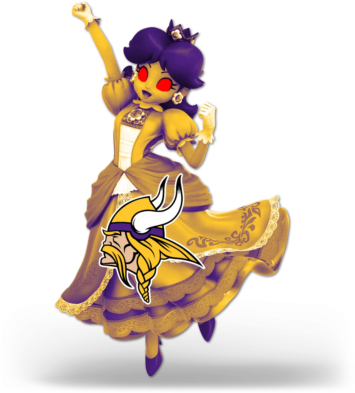 Dark Minnesota Vikings Princess | Bowser Double 7 Wiki | Fandom