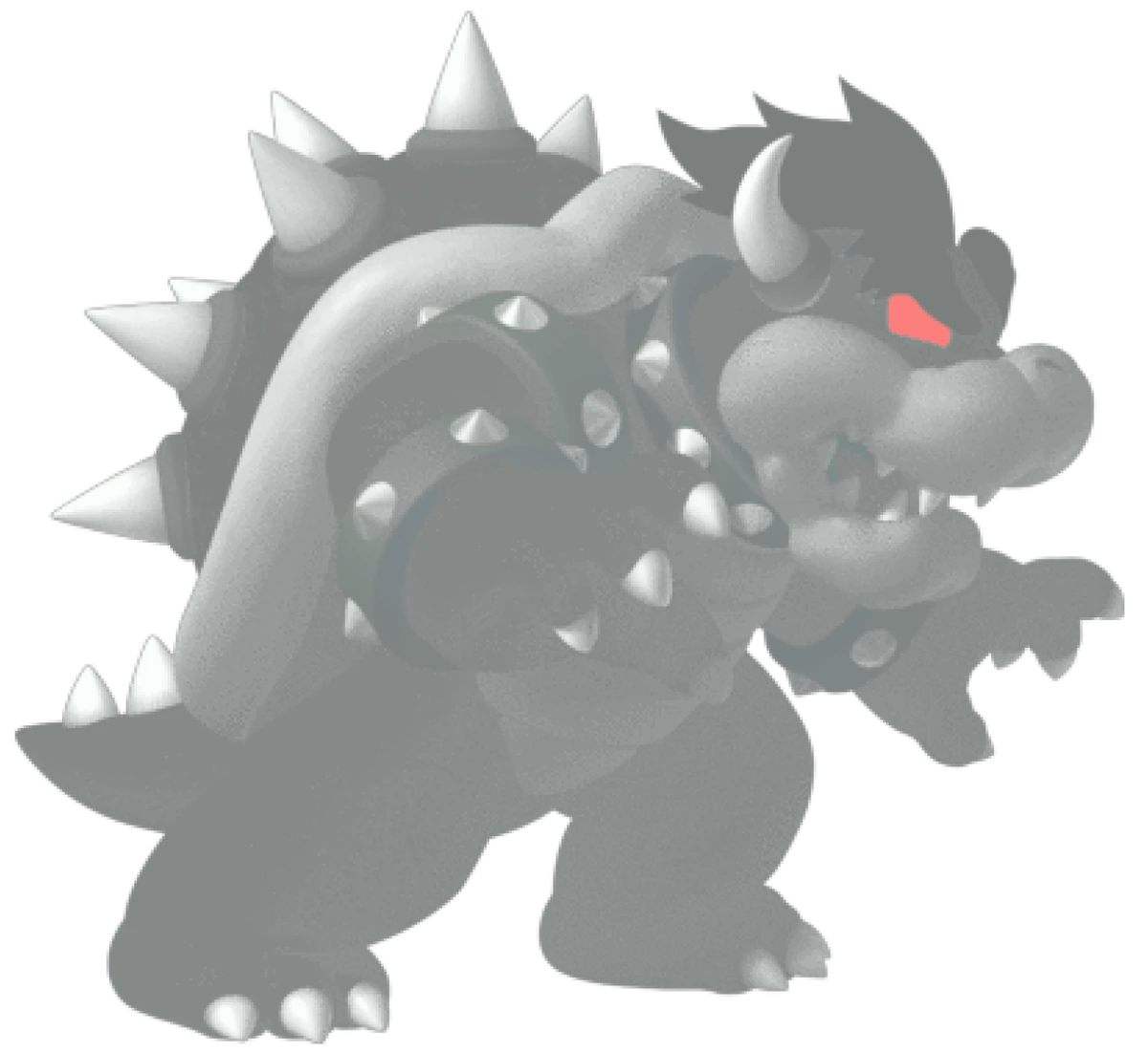 Dark White Olive Bowser | Bowser Double 7 Wiki | Fandom