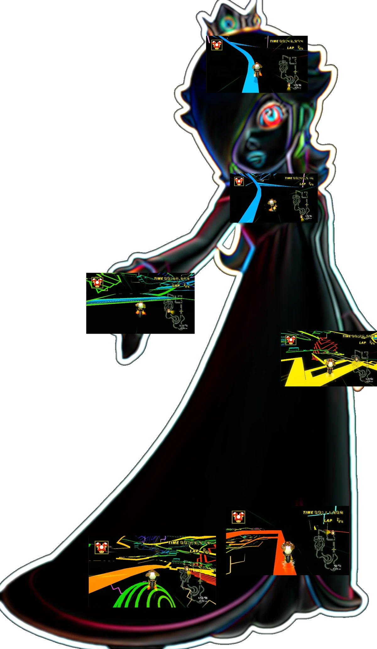 Neon Dimension Princess | Bowser Double 7 Wiki | Fandom